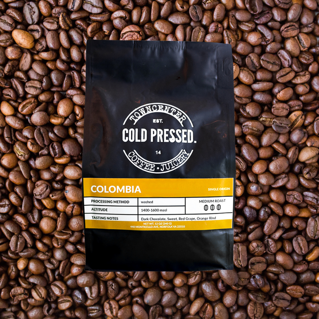 Colombia Single Origin Light-Medium Roast Coffee – Town Center Cold ...